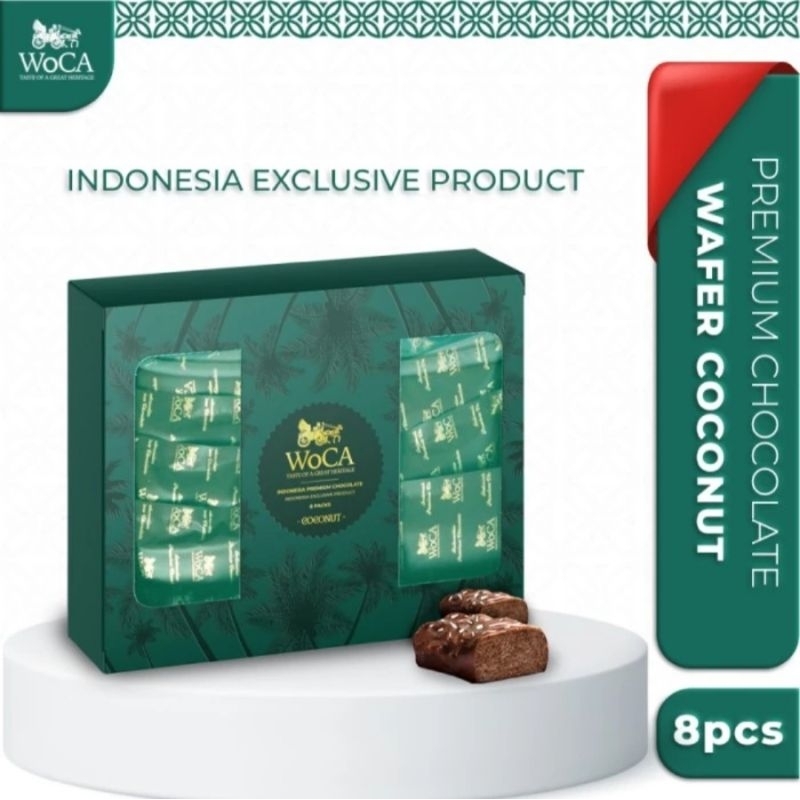 Jual Hampers WoCA Premium Coconut Chocolate - 8 pcs per pack | Shopee Indonesia