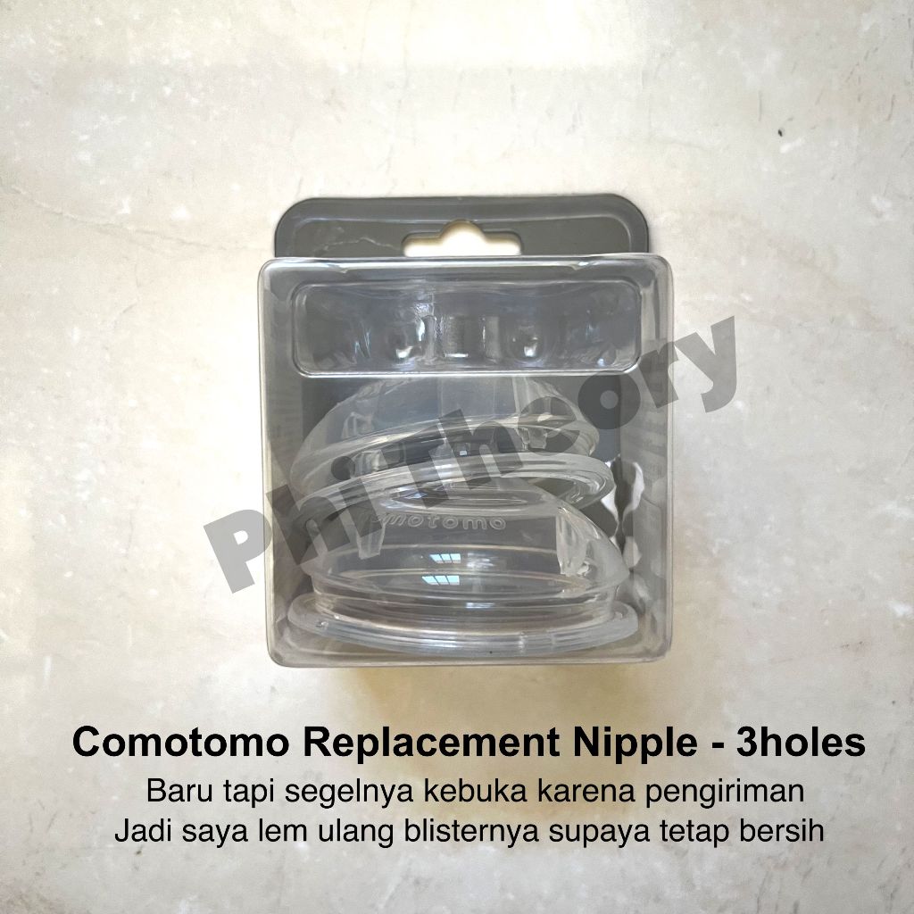 Jual Comotomo Replacement Nipple - 3 Holes Fast Flow (Segel kebuka ...