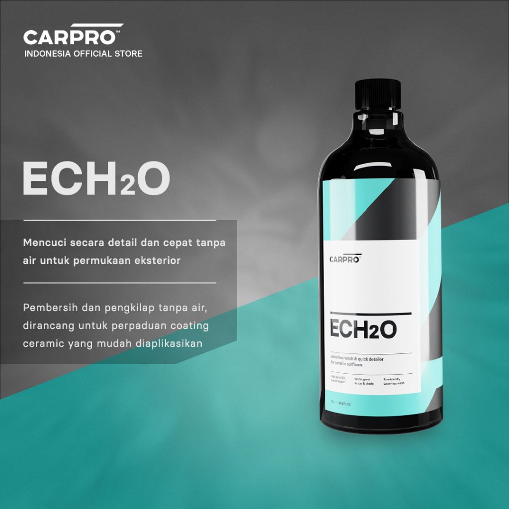 Jual CARPRO ECH2O (1 Liter) - Waterless Penambah Kilap Motor Mobil (Concentrate) | Shopee Indonesia