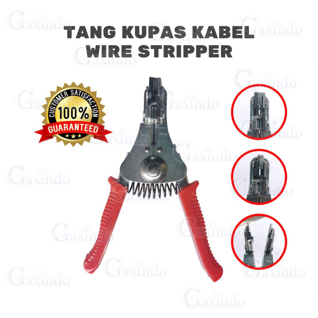 Jual TANG KUPAS POTONG KABEL T5804 TANG KABEL LISTRIK WIRE STRIPPER ...