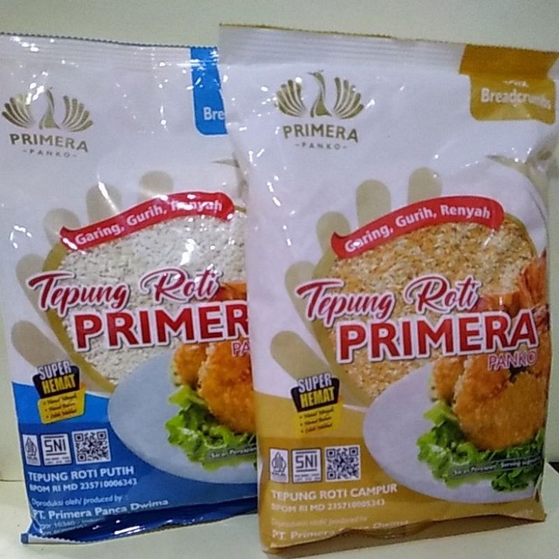 Jual PRIMERA PANKO TEPUNG ROTI MIX/TEPUNG ROTI PUTIH 450 GR | Shopee ...