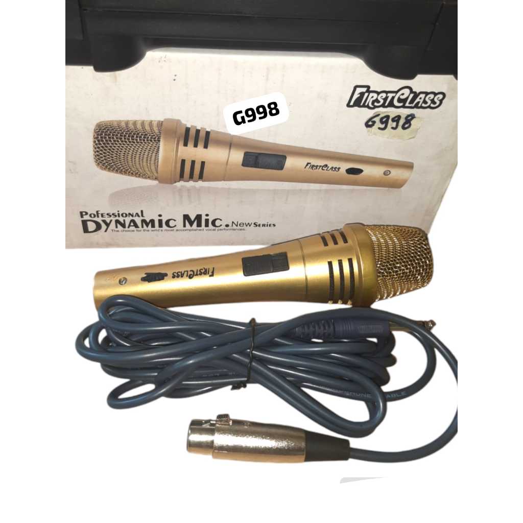 Jual G998 ORIGINAL MIK MIX MIC FIRSTCLASS MIC KABEL MICROPHONE SINGLE MIKROFON LOGAM FULL BESI ...