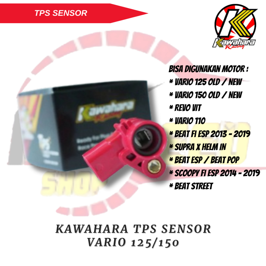 Jual Kawahara TPS Sensor Honda Vario 110 125 150 Revo Vit Beat Esp Pop ...