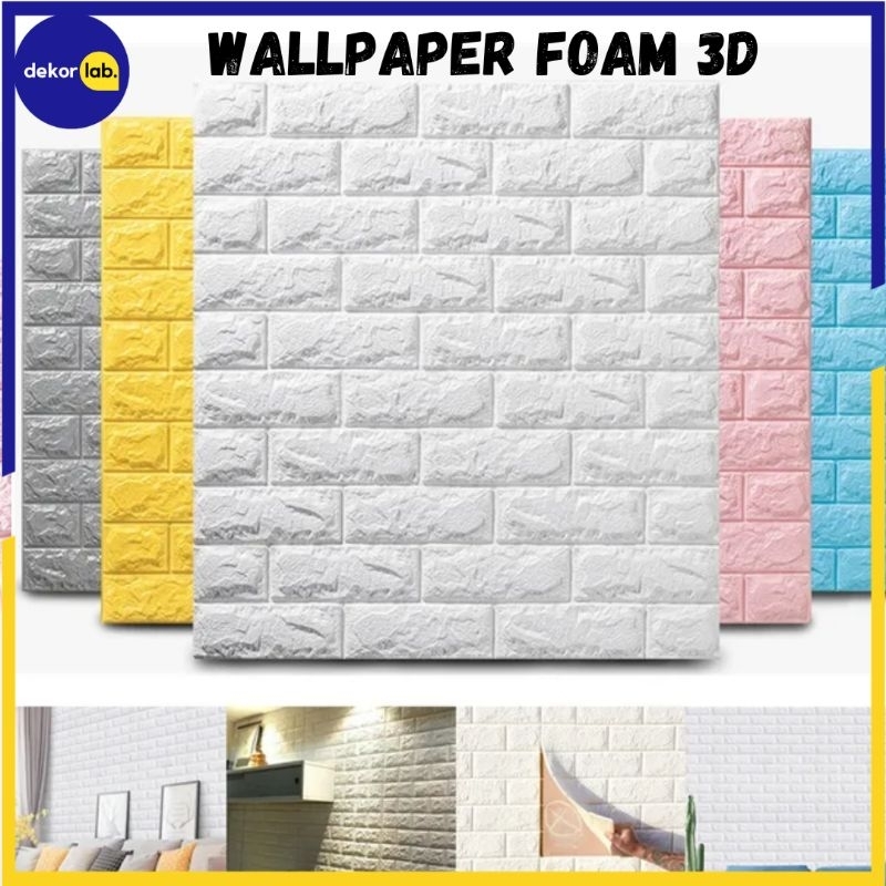 Jual Wallpaper Dinding | Wallpaper Foam | Wallpaper 3D | Wallpaper Bata ...