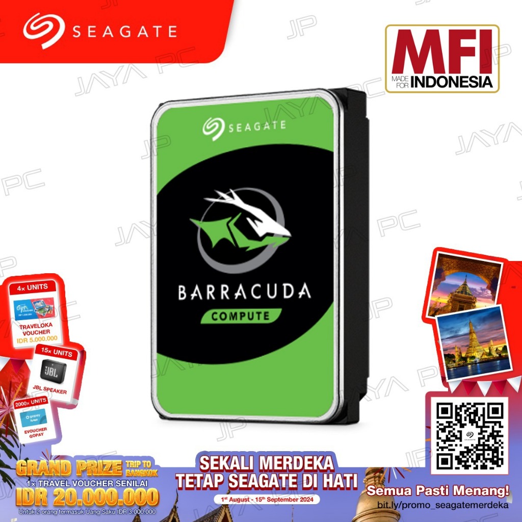 Jual Seagate PC Barracuda 2TB 3.5" HDD/ HD/ Hardisk/ Harddisk Internal ...