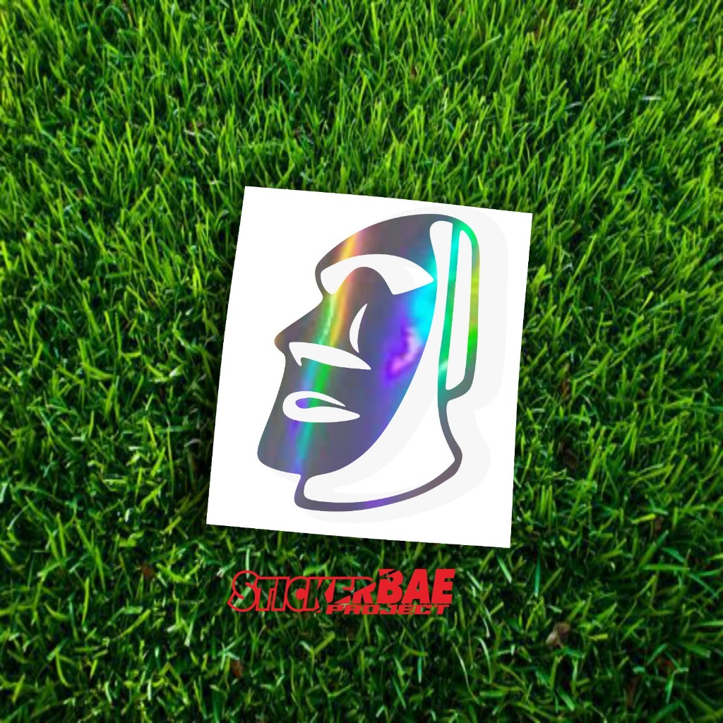 Jual stiker cutting ~ stiker emot batu meme cutting stiker motor helm ...