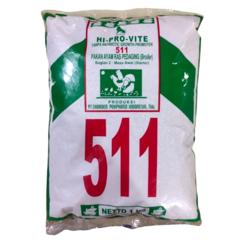 Jual Pakan/Makanan Ayam Broiler - Pokphand 511 Fresh Pack 1Kg | Shopee ...