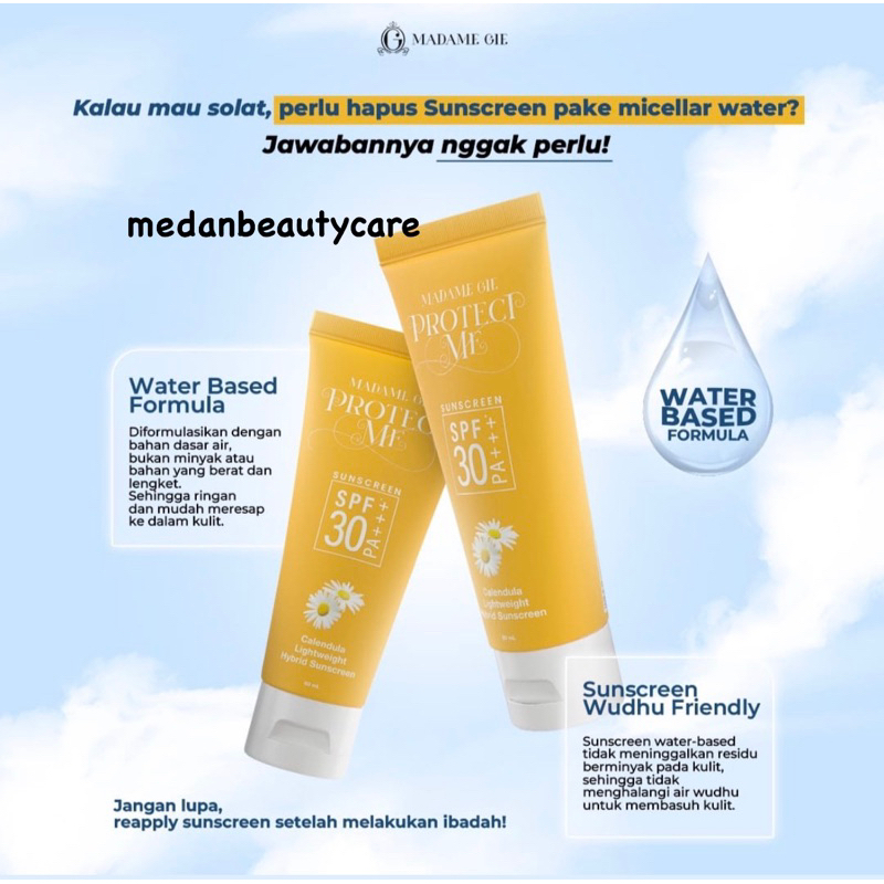 Jual MADAME GIE SUNCREEN PROTECT ME SPF30 | Shopee Indonesia