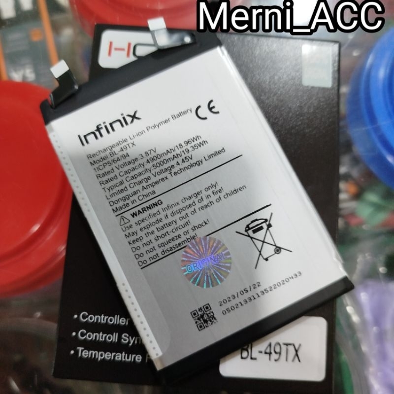 Jual Battery Batre Infinix Note 30 X6833B Baterai BL-49TX Original ...