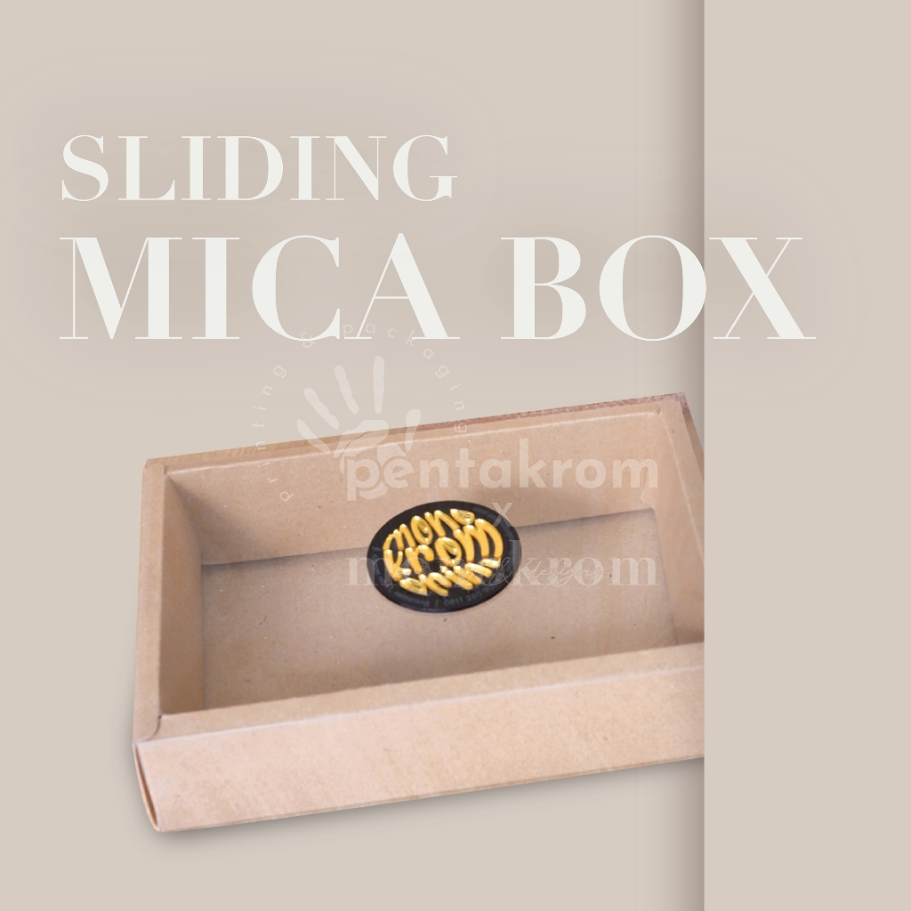 Jual Sliding Mica Box Packaging | Shopee Indonesia