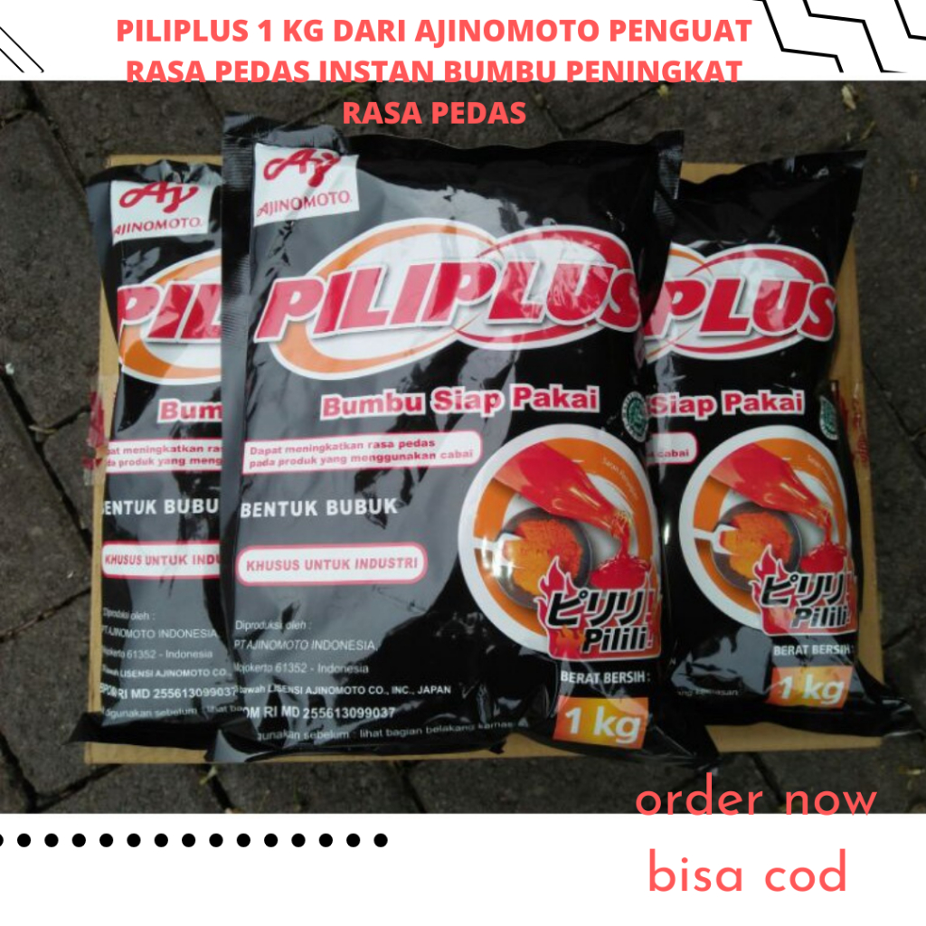Jual Piliplus 1 kg dari Ajinomoto Penguat rasa pedas instan Bumbu ...