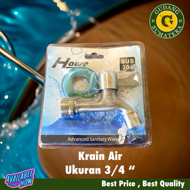 Jual Kran Air 3/4” Kran Air stainless Kran Air house | Shopee Indonesia