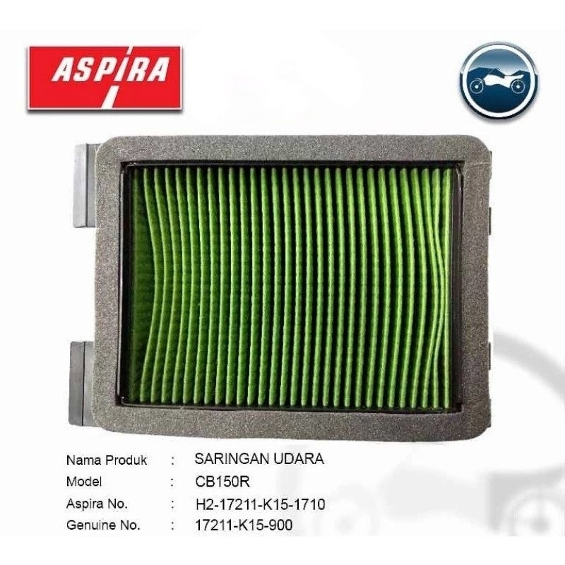 Jual Filter Udara Motor Honda CB150R StreetFire CB 150 X CBR 150 ASPIRA ...