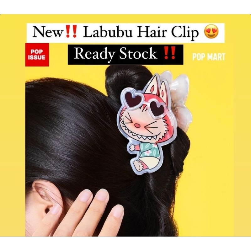 Jual Labubu Hair Clip Drunk in Sea | Shopee Indonesia