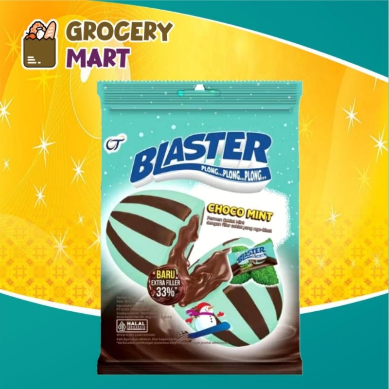 Jual Permen BLASTER Rasa Choco Mint 125gr -1 BUNGKUS | Shopee Indonesia