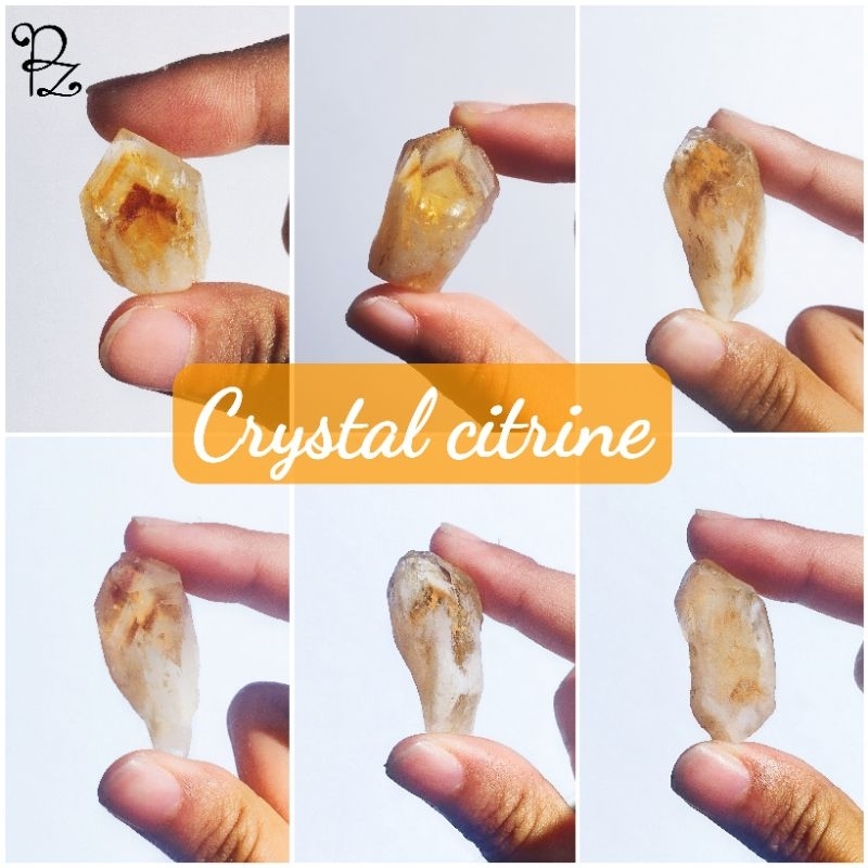 Jual Crystal Citrine Natural Raw Quartz Brazil ( Batu alam , batu akik ...