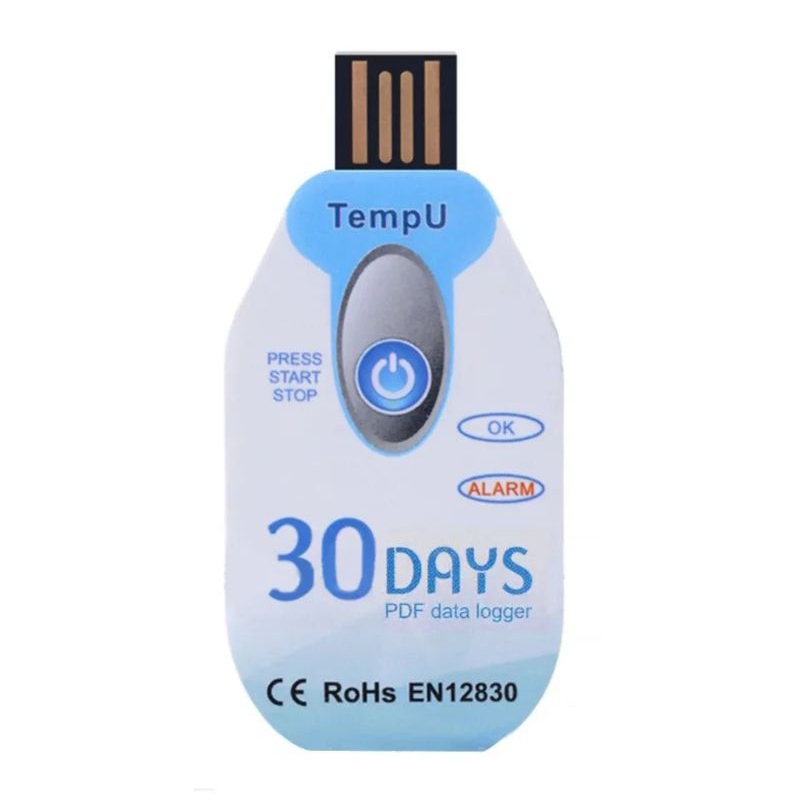 Jual Temperature Data Logger Single Use 30 Days TempU Tzone Thermometer USB | Shopee Indonesia