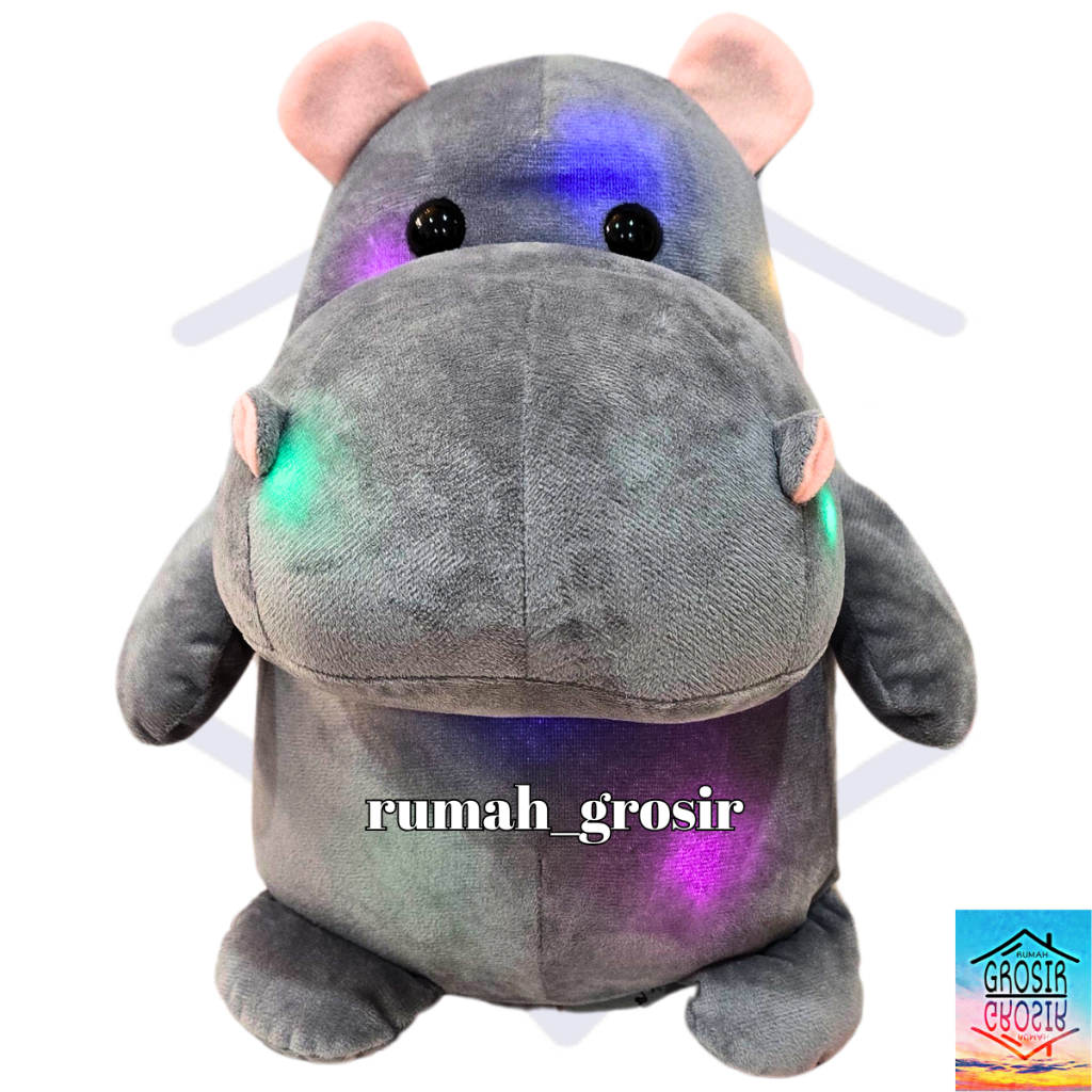 Jual (Rumah Grosir) Boneka Kuda Nil Hippopotamus Kudanil Moo Deng Hippo ...