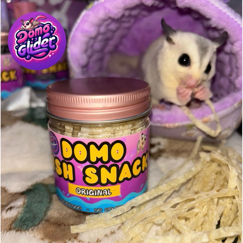Jual DOMO FISH SNACK ORIGINAL SUGAR GLIDER (BIG SIZE), FISH SNACK SUGAR ...