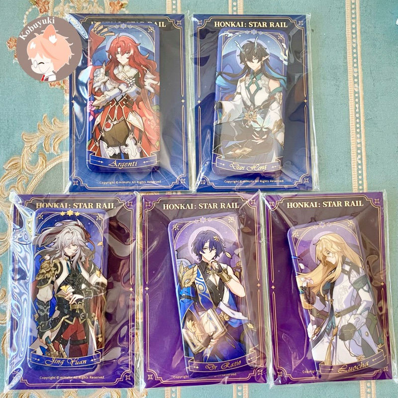 Jual Official Fable of the Stars Star Rail Badge pin Argenti luocha ...