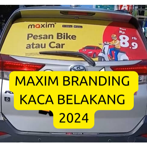 Jual STIKER MAXIM PRIORITAS KACA BELAKANG 2024 KODE HARGA | Shopee ...