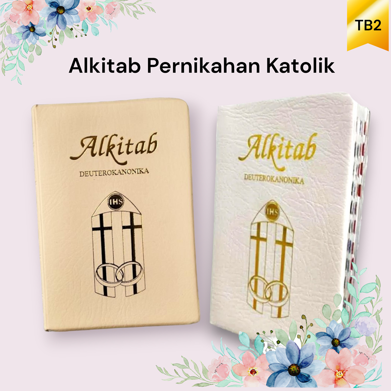 Jual Alkitab Wedding Katolik Sedang TB2 052 Terjemahan Baru 2 Kitab ...
