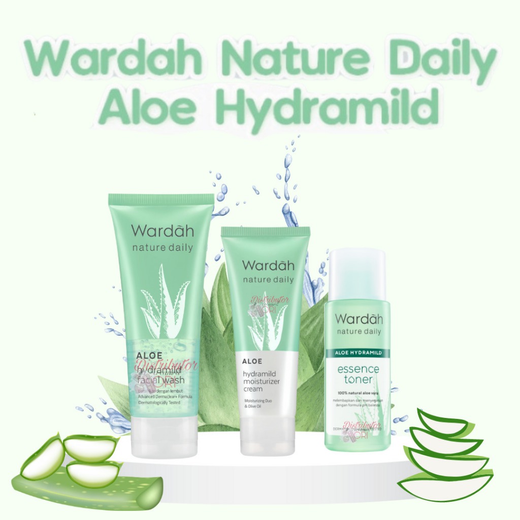 Jual WARDAH Nature Daily Aloe Vera Hydramild SERIES Facial Wash ...