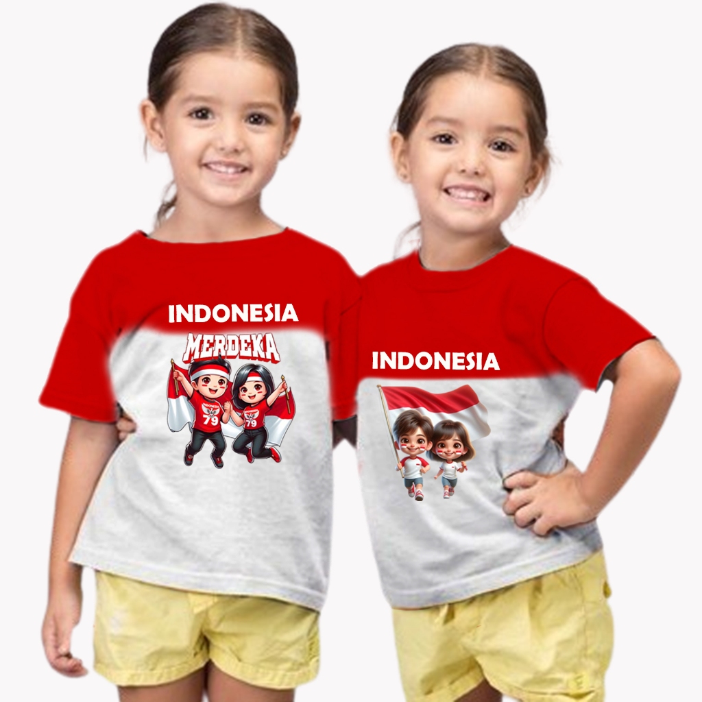 Jual Kaos anak HUT RI | Kaos Agustusan | Kaos 17 Agustus | Kaos Kemerdekaan | Kaos Merah Putih ...