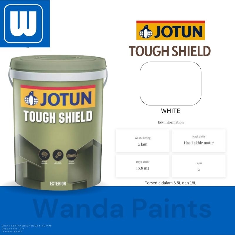 Jual JOTUN ESSENCE TOUGH SHIELD Putih / White (18L) | Shopee Indonesia