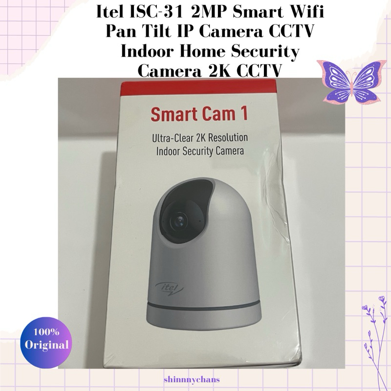 Jual NEW Itel ISC-31 2MP Smart Wifi Pan Tilt IP Camera CCTV Indoor Home ...