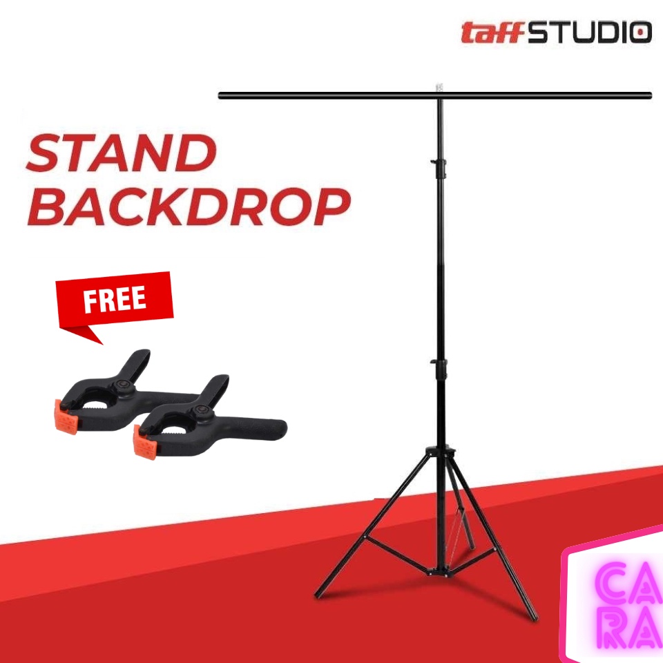 Jual Harga Murah Stand Background Foto Studio TShape Tiang Backdrop ...