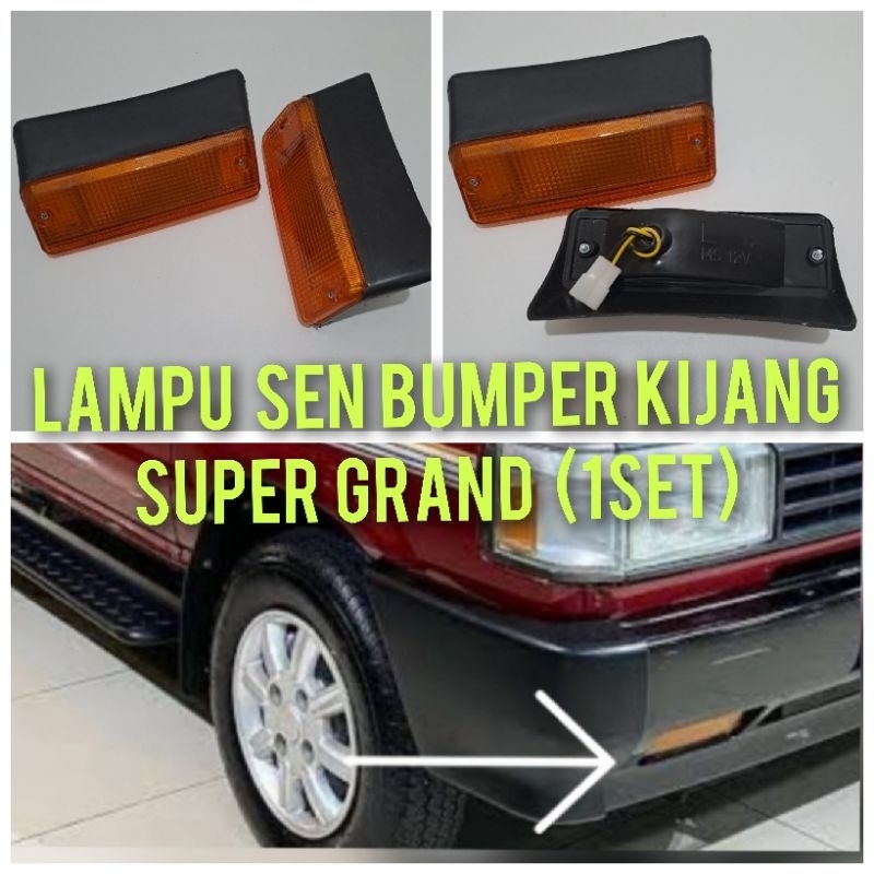 Jual LAMPU BUMPER DEPAN KIJANG GRAND STD TH 1992 - 1996 KUNING 1SET ...