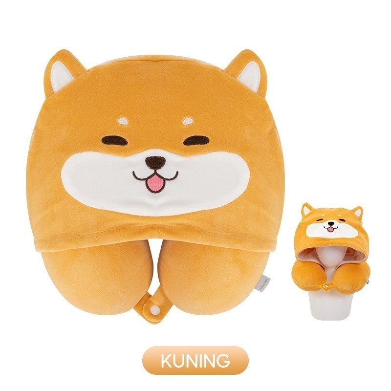 Jual Kkb - Alba Sol Hooded Neck Pillow Bantal Leher | Shopee Indonesia