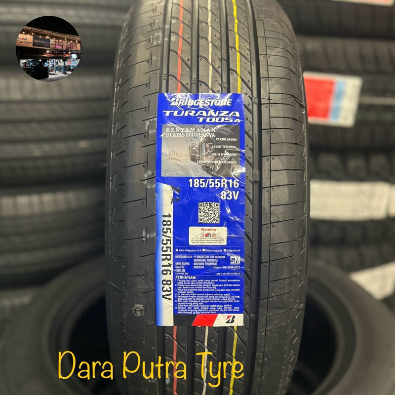 Jual Ban Mobil 185/55R16 83V Bridgestone Turanza T005A Ban 185 55 16 ...
