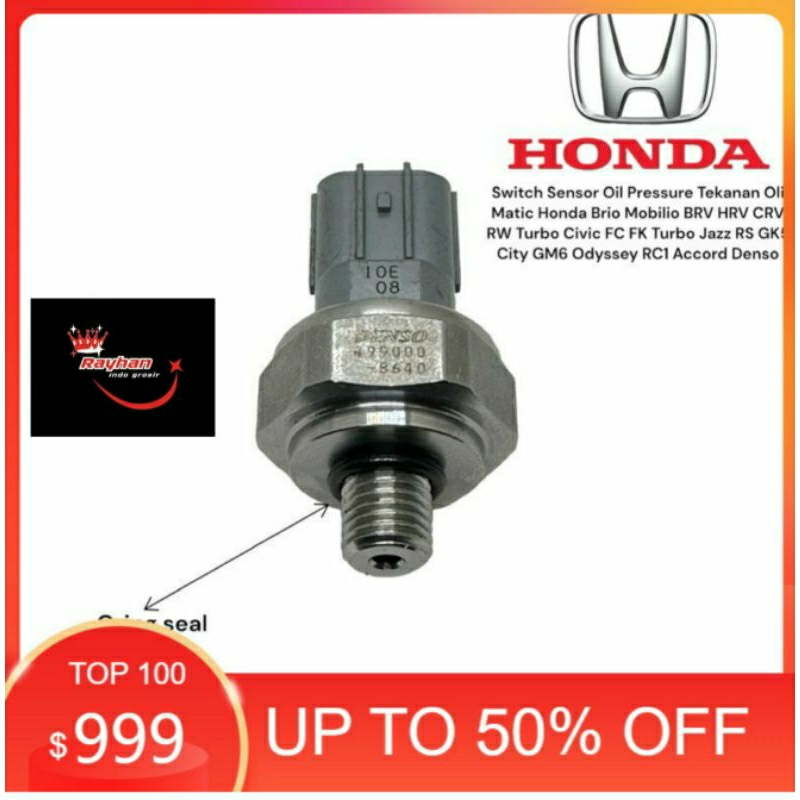 Jual Sensor Switch Tekanan Oli Matic Honda Brio Mobilio BRV HRV CRV RW ...