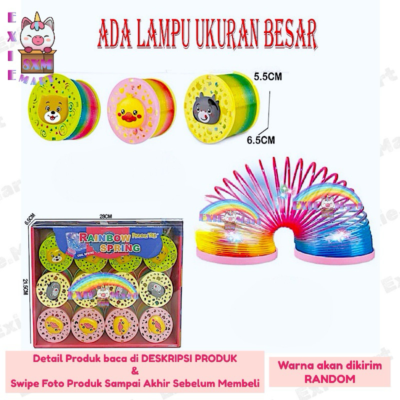 Jual MAINAN ANAK RAINBOW SPRING KARAKTER PER PEGAS RAINBOW NYALA LAMPU ...