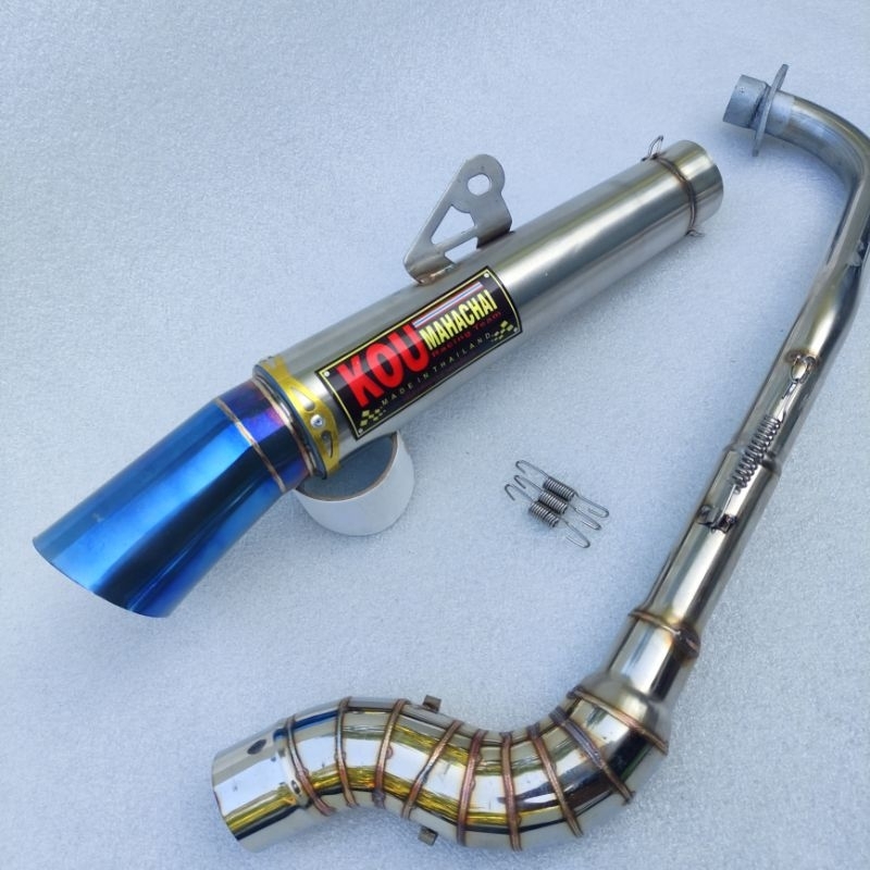 Jual Open pipe canister 51mm kou mahachai muffler pipe for Xrm 110 125 ...