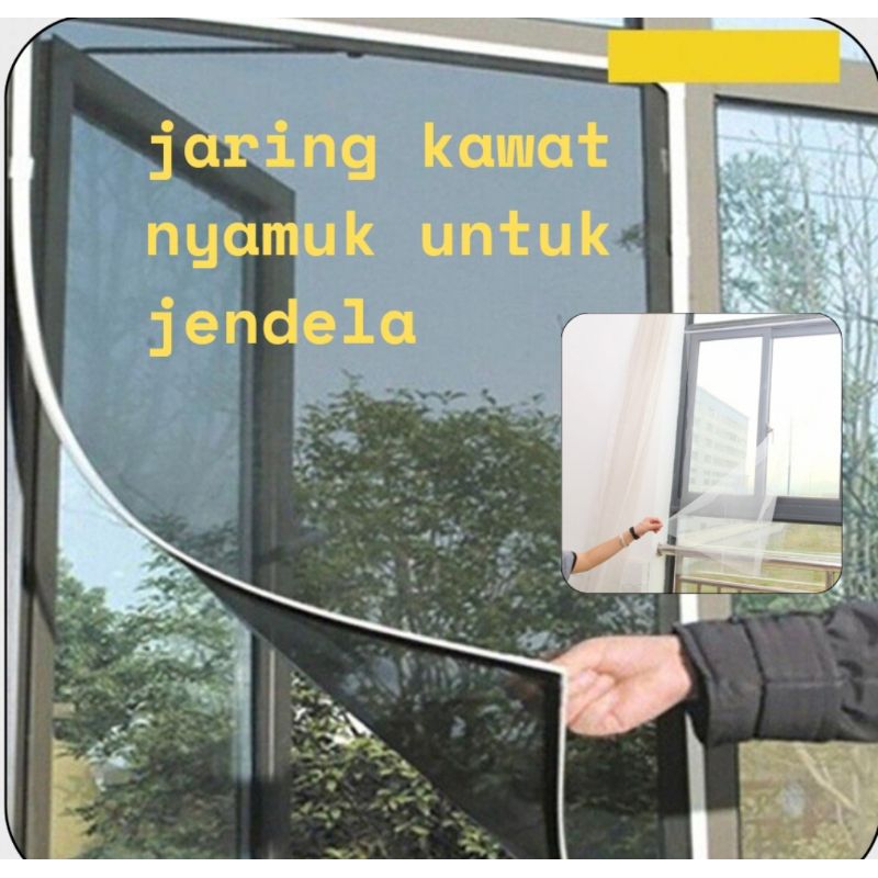 Jual JARING KAWAT NYAMUK JARING KAWAT ANTI UNTUK JENDELA 130 x 150 cm ...