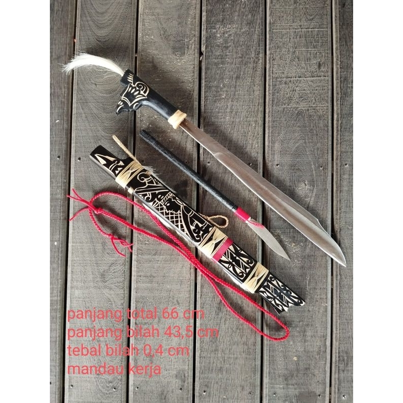 Jual MANDAU KHAS DAYAK KALIMANTAN | MANDAU KERJA 65 CM | Shopee Indonesia