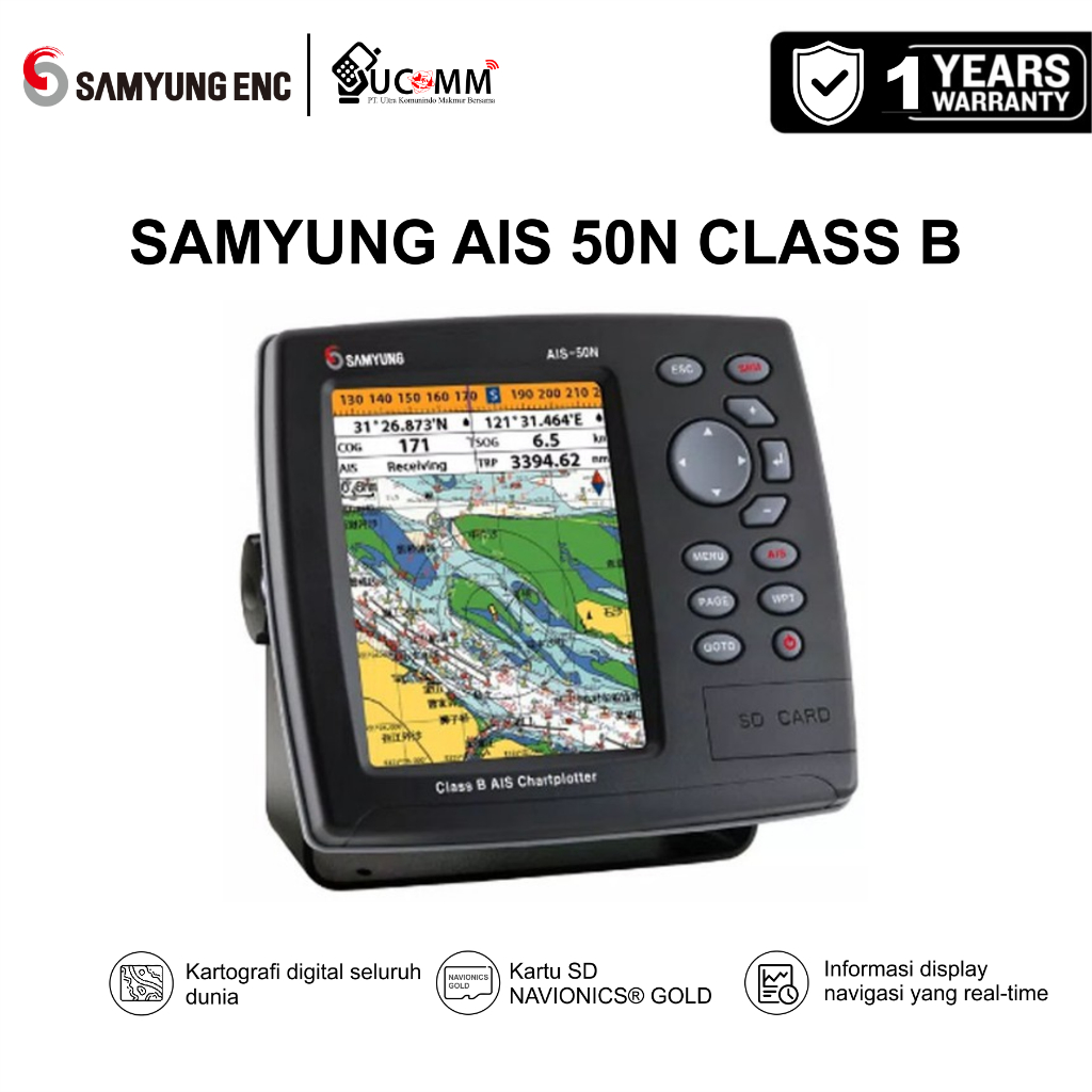 Jual Samyung AIS 50N Class B Chartplotter GPS Kapal Marine Original | Shopee Indonesia