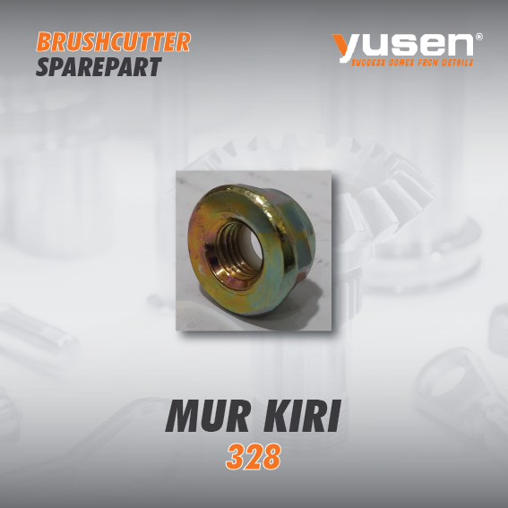 Jual Mur Kiri Yusen BG 328 Nut Left Blade Pisau Drat Kiri Sparepart ...