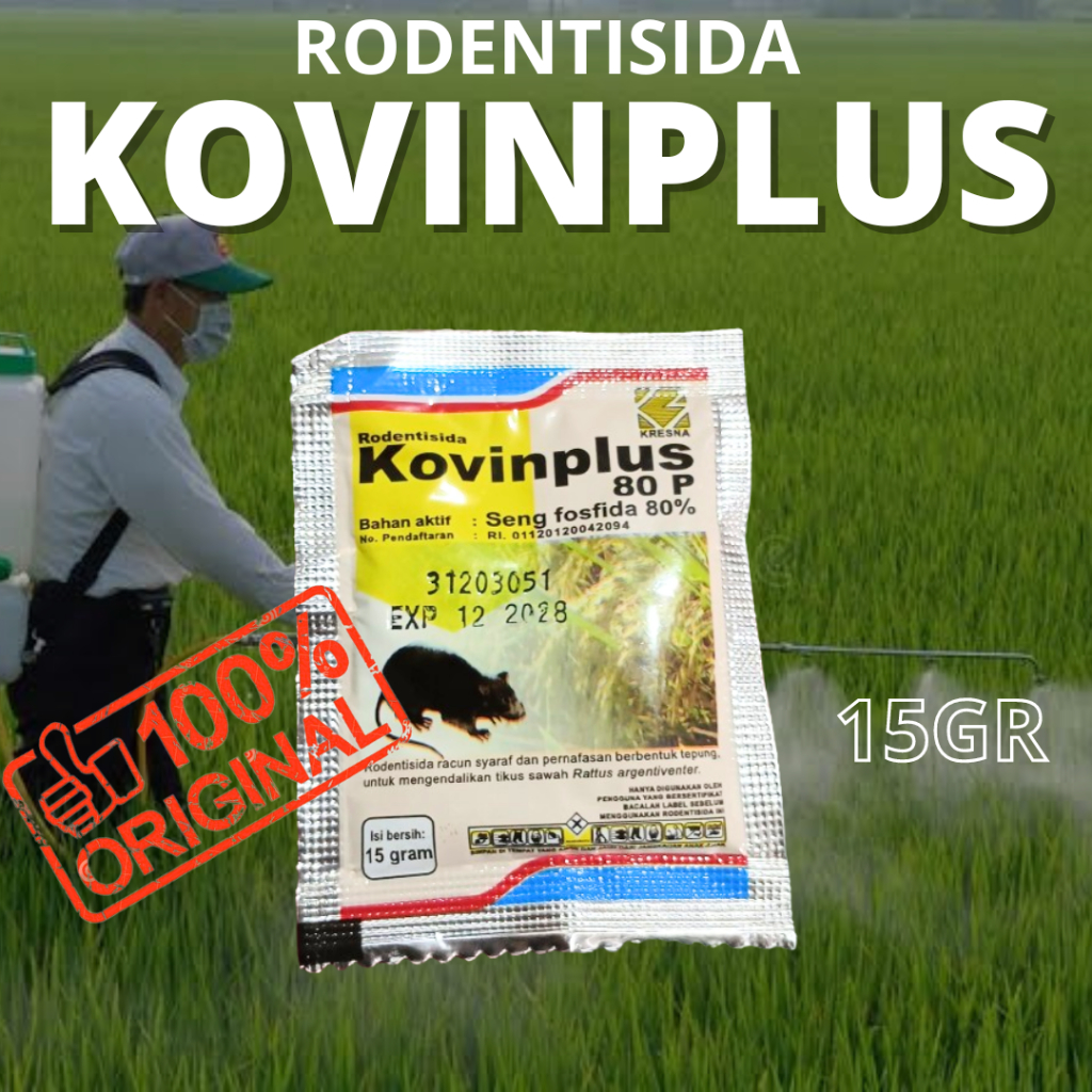 Jual Kovinplus 80 P 15g - Rodentisida Ampuh untuk Mengendalikan Tikus ...