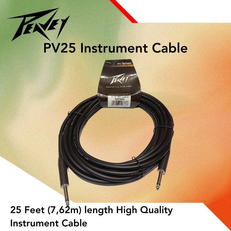 Jual Kabel Audio Instrument Peavey PV25 PV-25 PV 25 Ft. Instrument ...