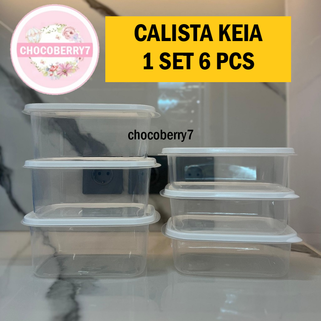 Jual Calista Oita Putih Bening Toples Set isi 10 / Furano isi 6 ...