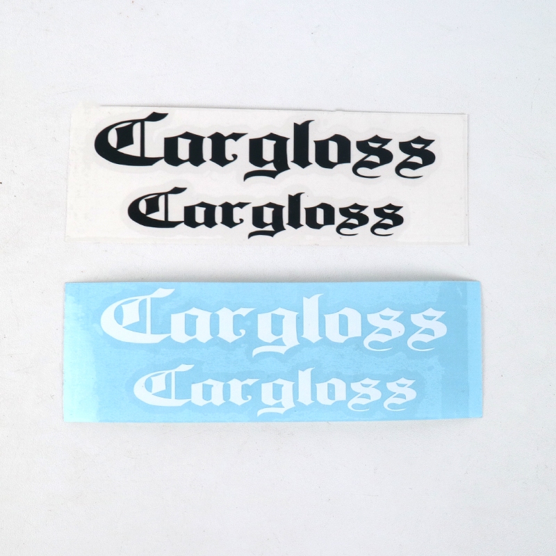Jual Sticker Cutting Variasi Helm Logo Brand Cargloss Warna Hitam Putih ...