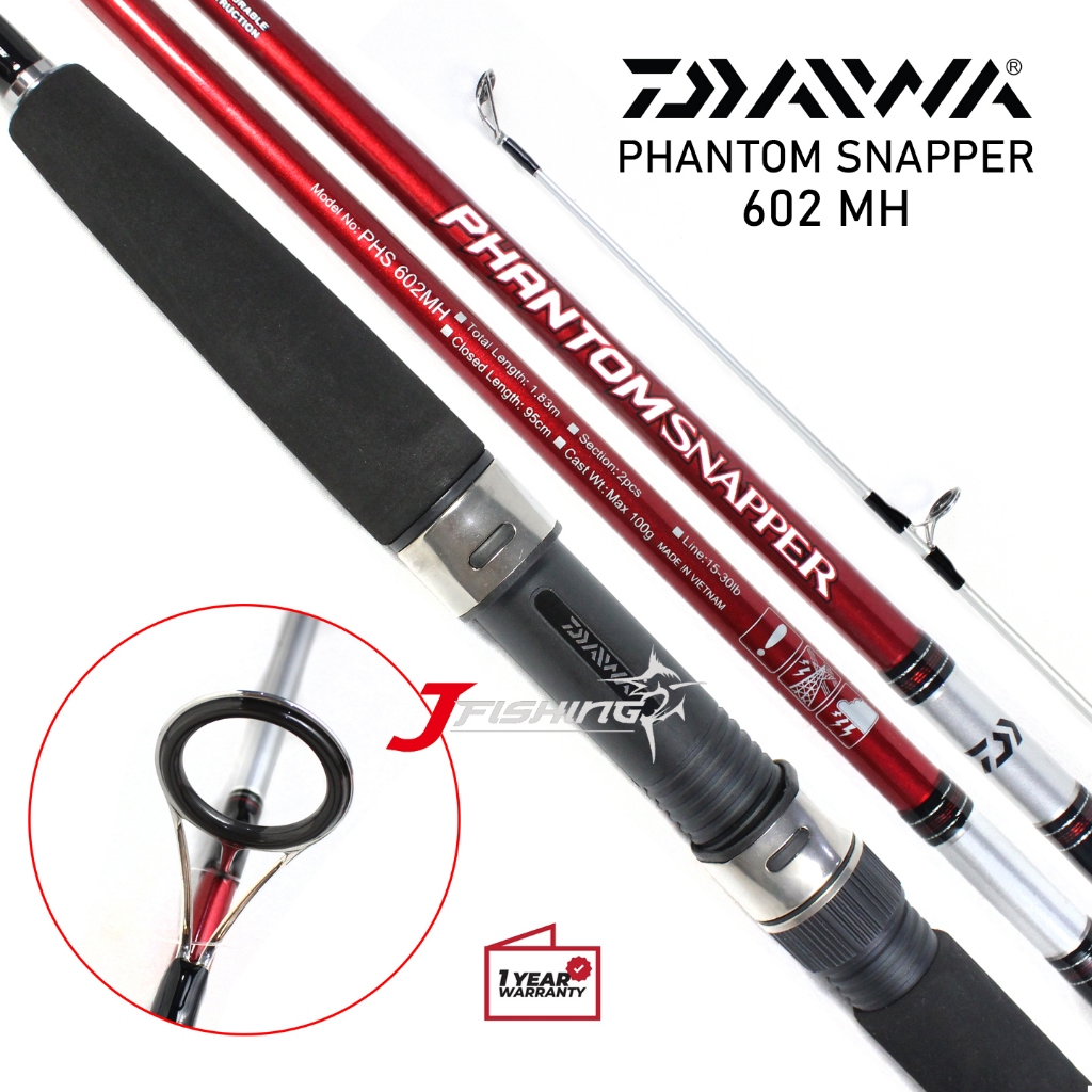 Jual Joran DAIWA Phantom Snapper 17 | 602MH 702MH 802MH | Casting ...