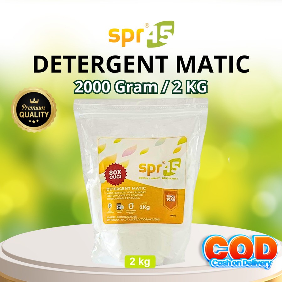 Jual Detergen Matic Laundry SPR45 Deterjen Bubuk 750 Gram | Shopee ...