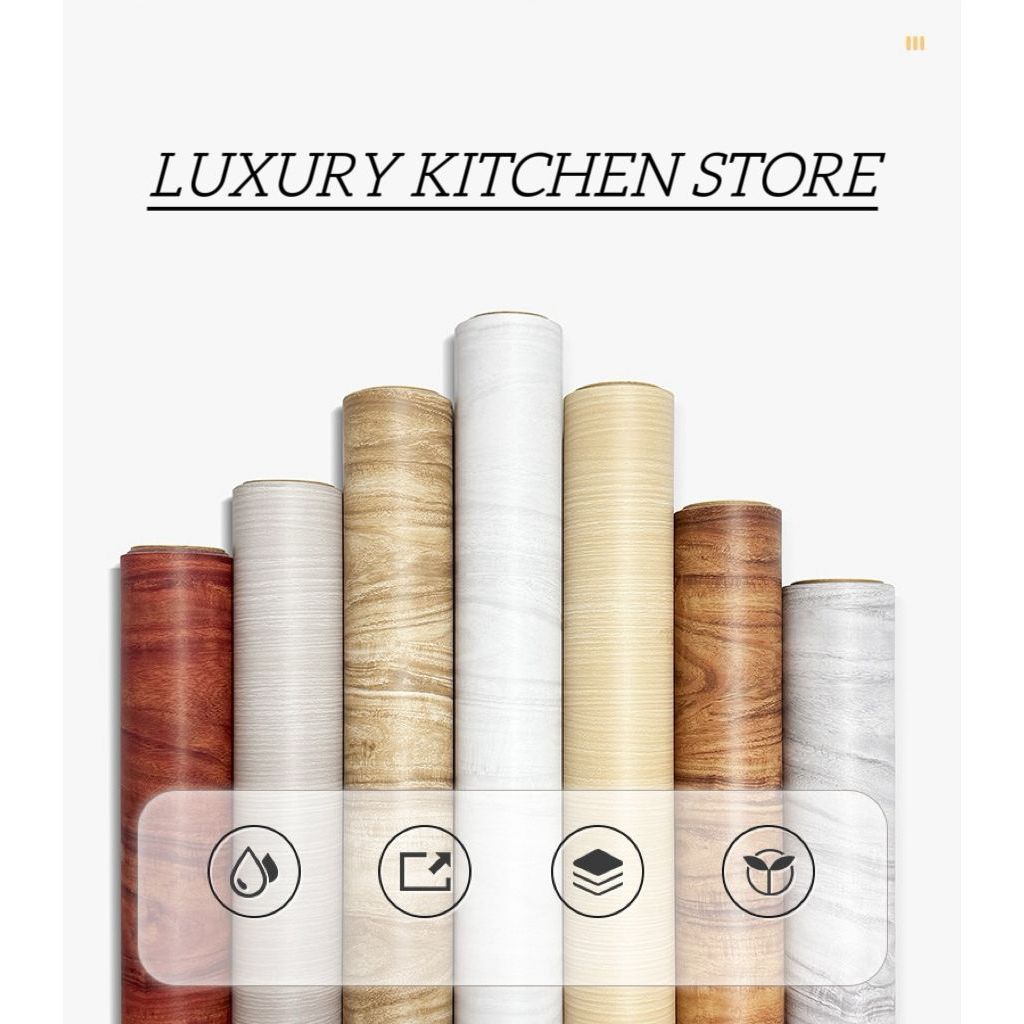 Jual LUX - Wallpaper / Sticker Dapur Anti Air Anti Minyak Tahan Panas ...