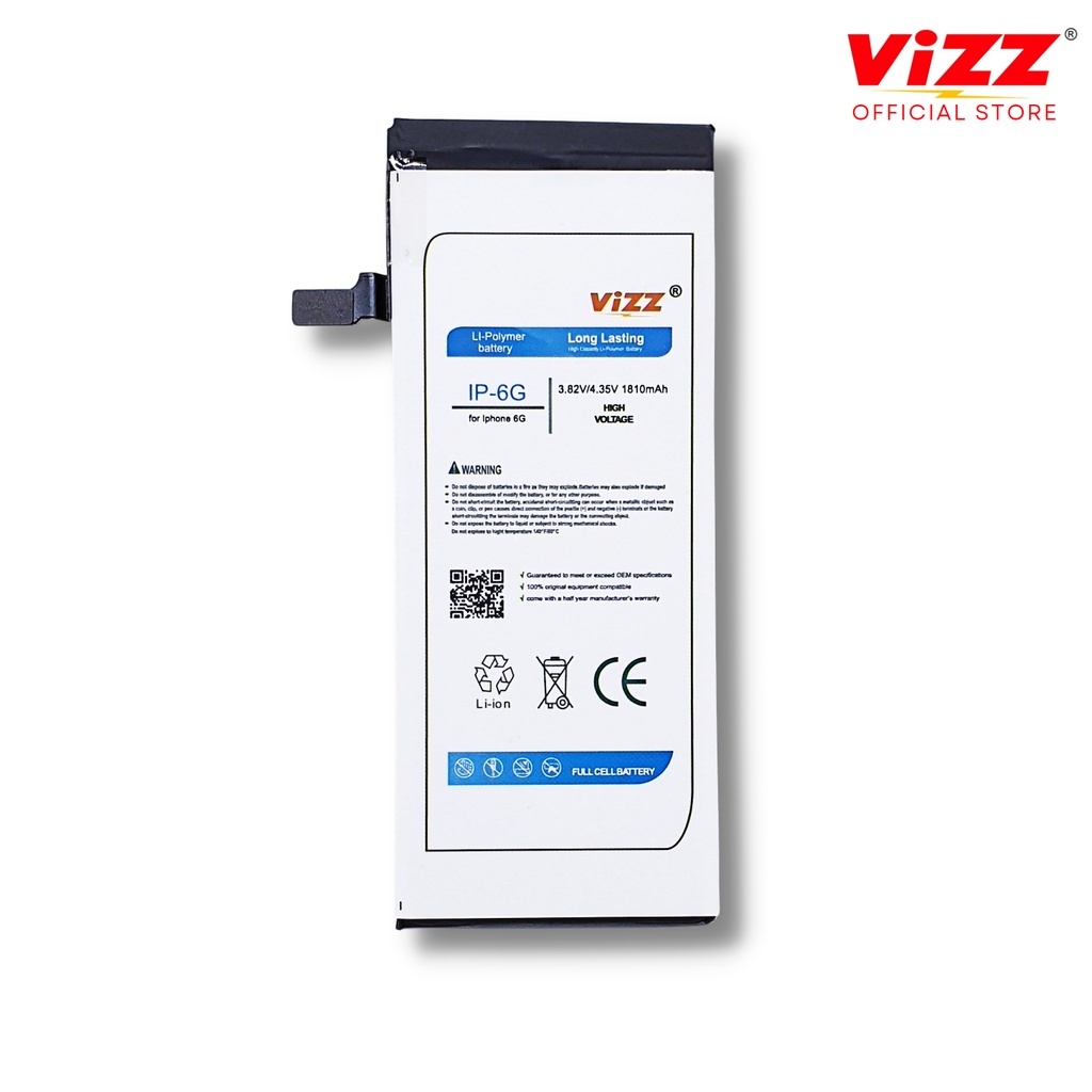 Jual Baterai Batre Vizz IP 6G / Iph 6G / Ios 6G / Iph 6 / Ip 6 Original ...
