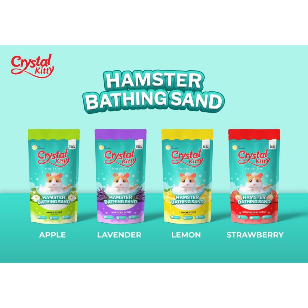 Jual CALING Crystal Kitty hamster bathing sand 500gr | Shopee Indonesia